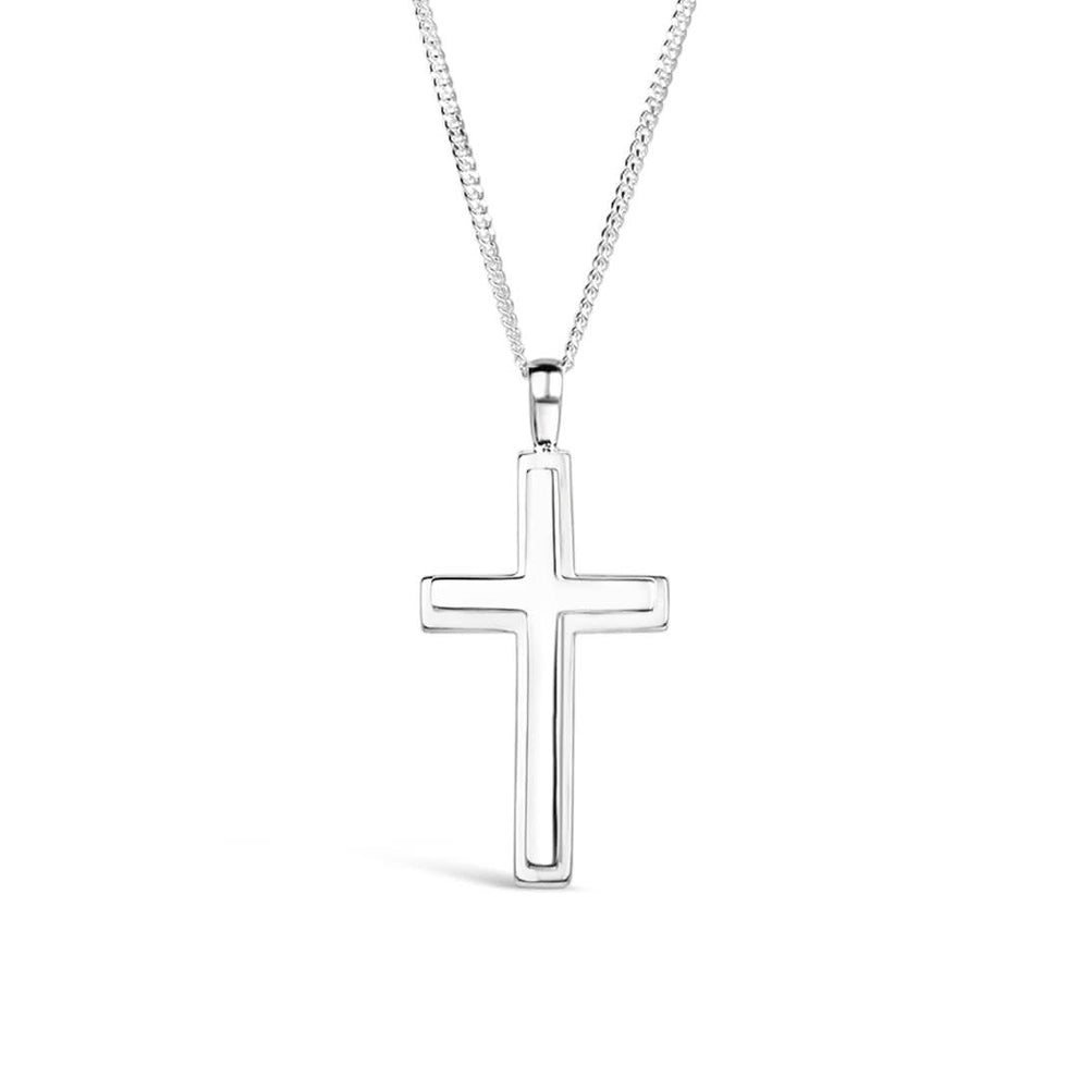 Men's Heavy Sterling Silver Cross Necklace | Premium Craftsmanship ...